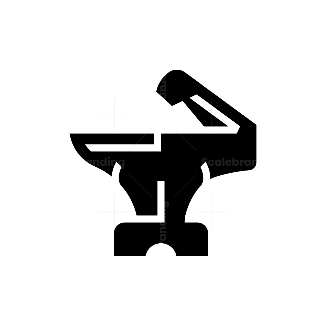 Anvil Muscle Fitness Strong Man Logo | Scalebranding