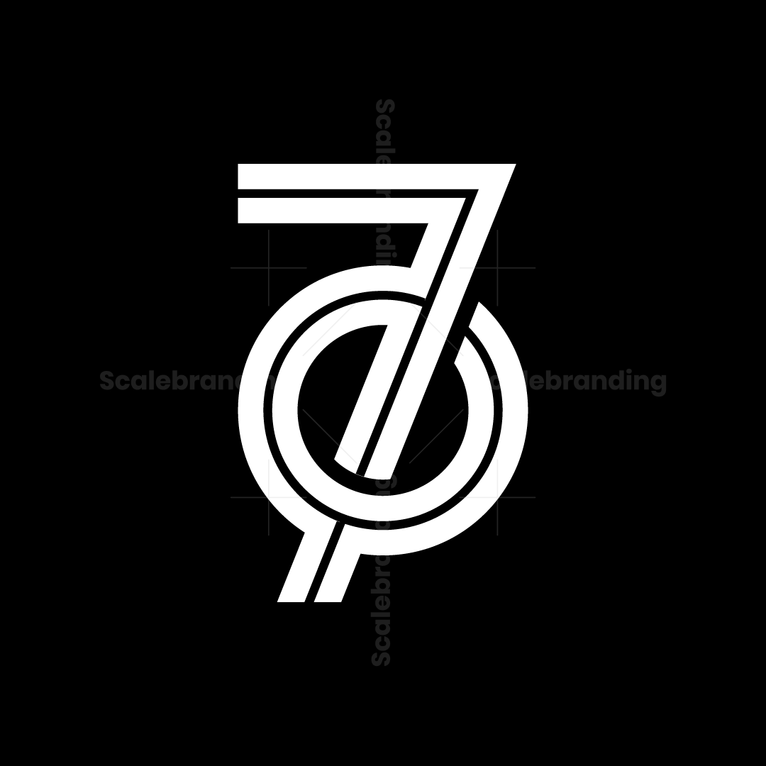 Seven O or O Seven Unique Combination logo | Scalebranding