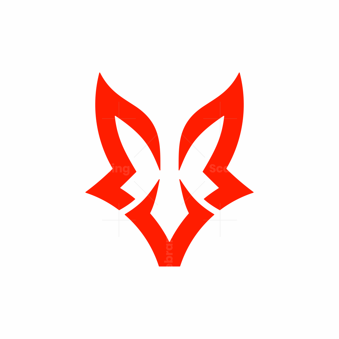 Fox Mascot Head Strong Logo | Scalebranding