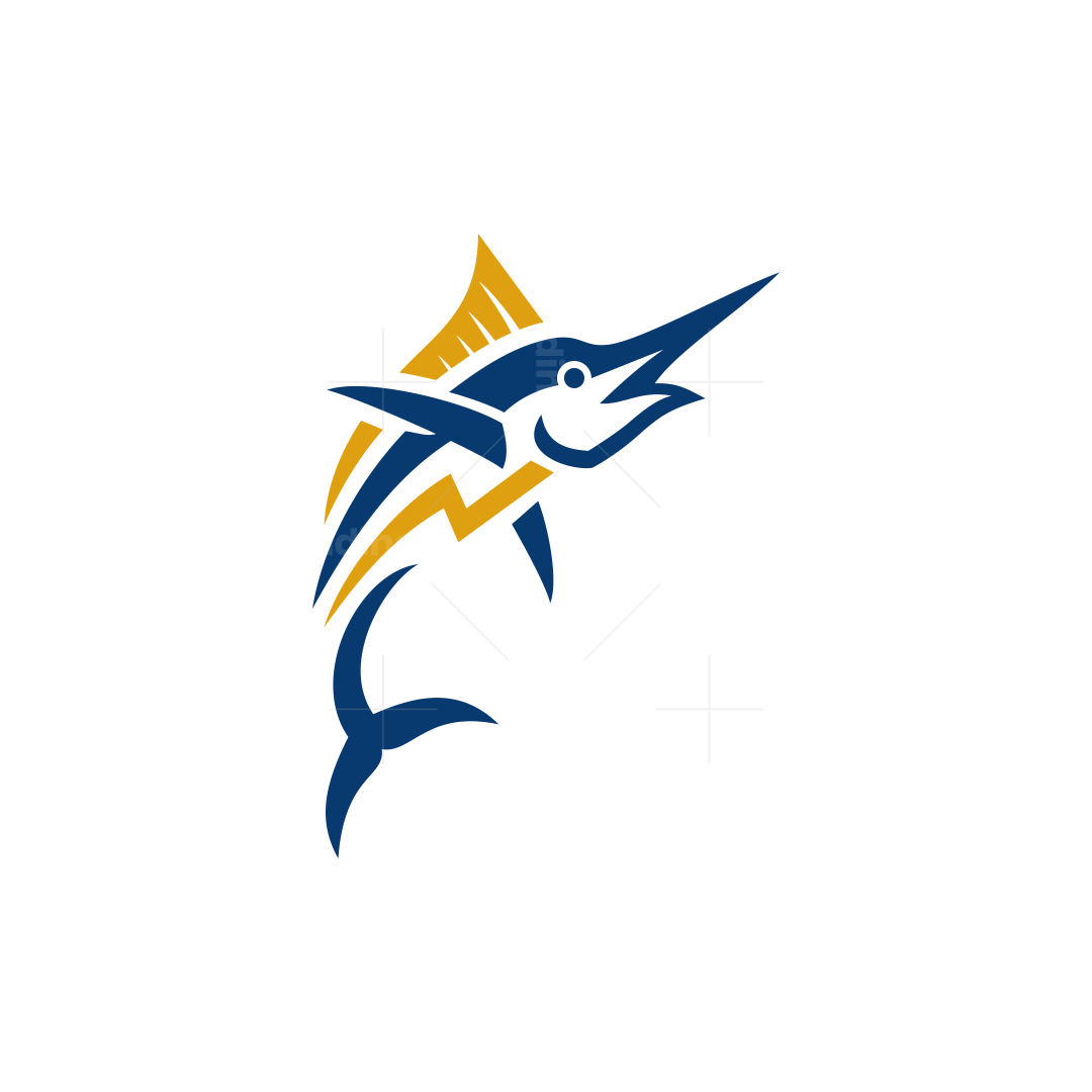 modern Marlin strong with Thunder Logo | Scalebranding