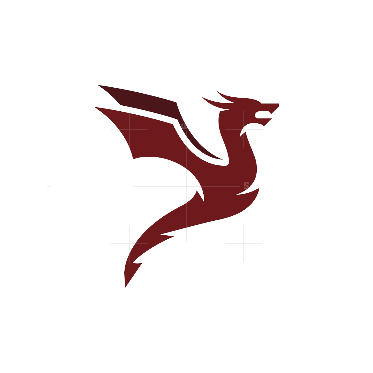 Flying Dragon Logo Premium Vector | Flying Dragon Logo