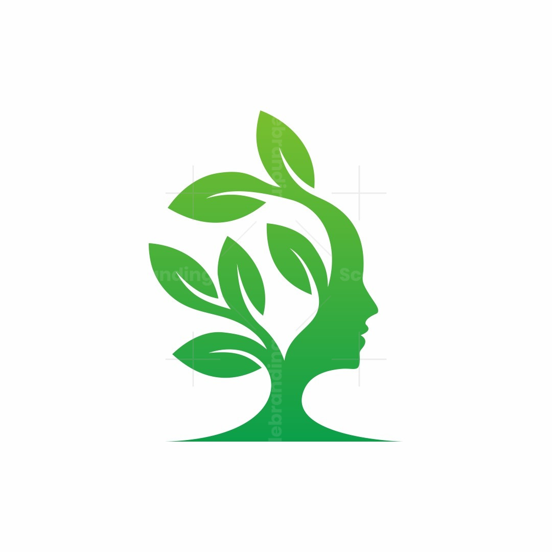 Nature Tree Face Logo | Scalebranding