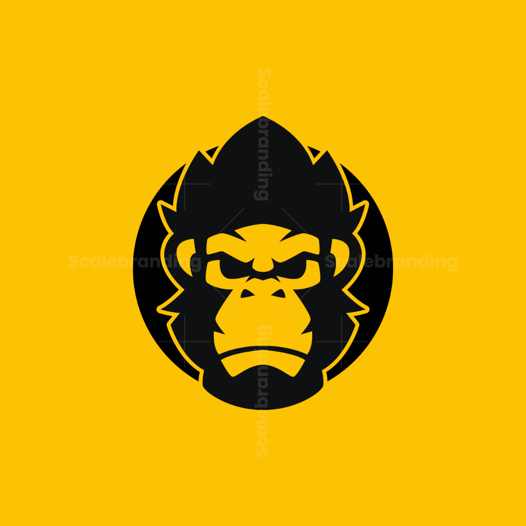 Cool Monkey Face Logo Design | Scalebranding