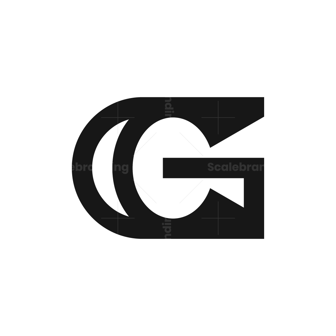 Letter GC or Letter CG Logo | Scalebranding