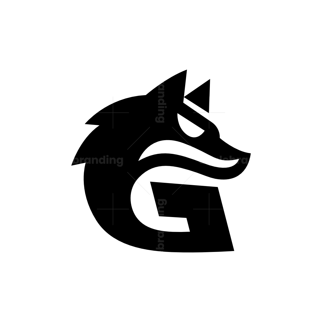 Strong Letter G wolf logo | Scalebranding