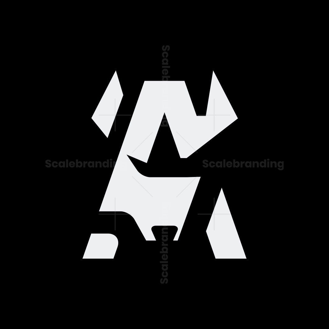 A Letter Wolf Logo A Wolf Head Logo | Scalebranding