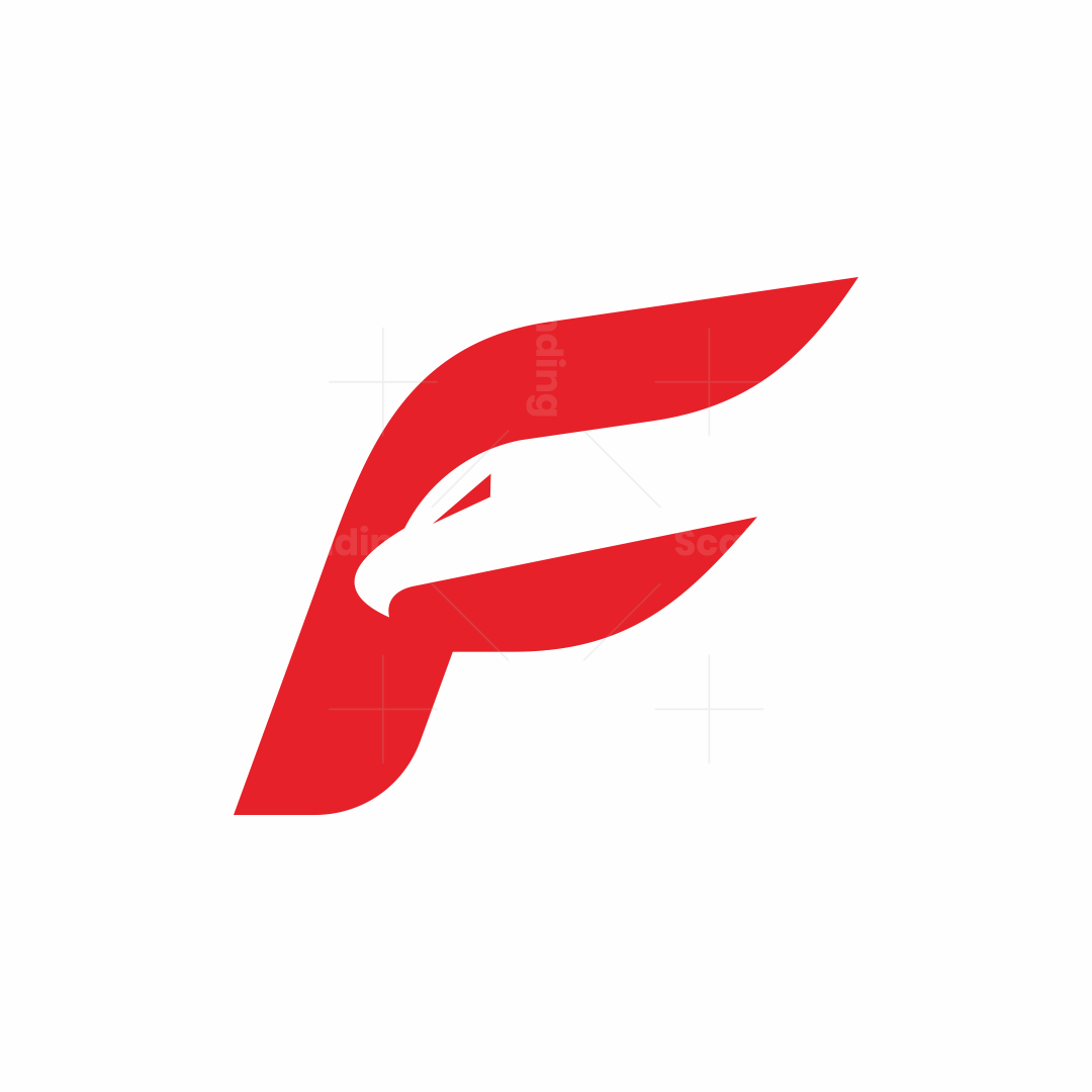 Simple Letter F Falcon Logo | Scalebranding