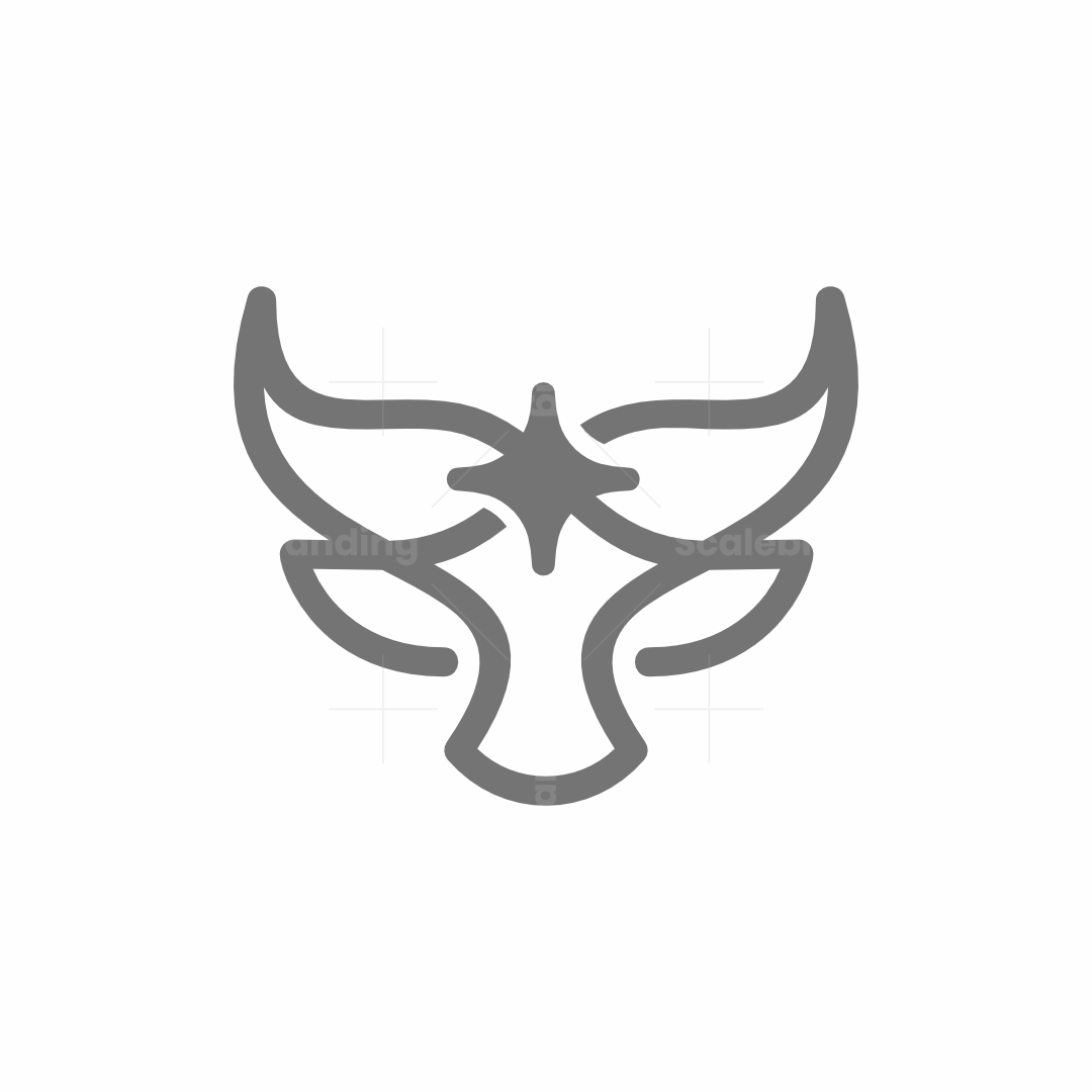 Bull Head with Star logo | Scalebranding
