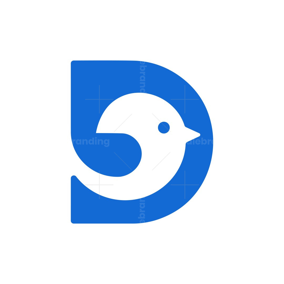 D Letter Bird Logo | Scalebranding