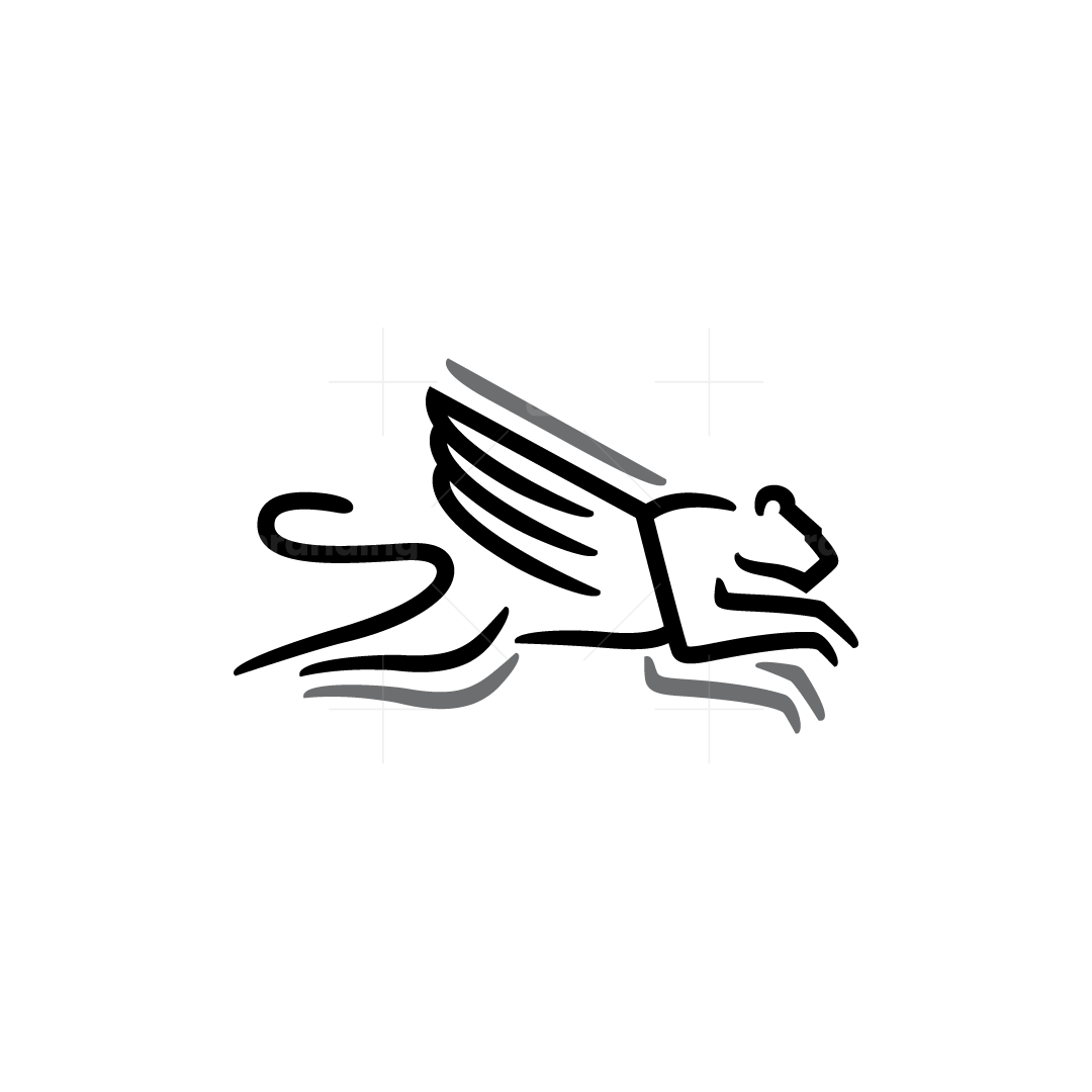 Winged Cheetah Logo Flying Cheetah Logo | Scalebranding