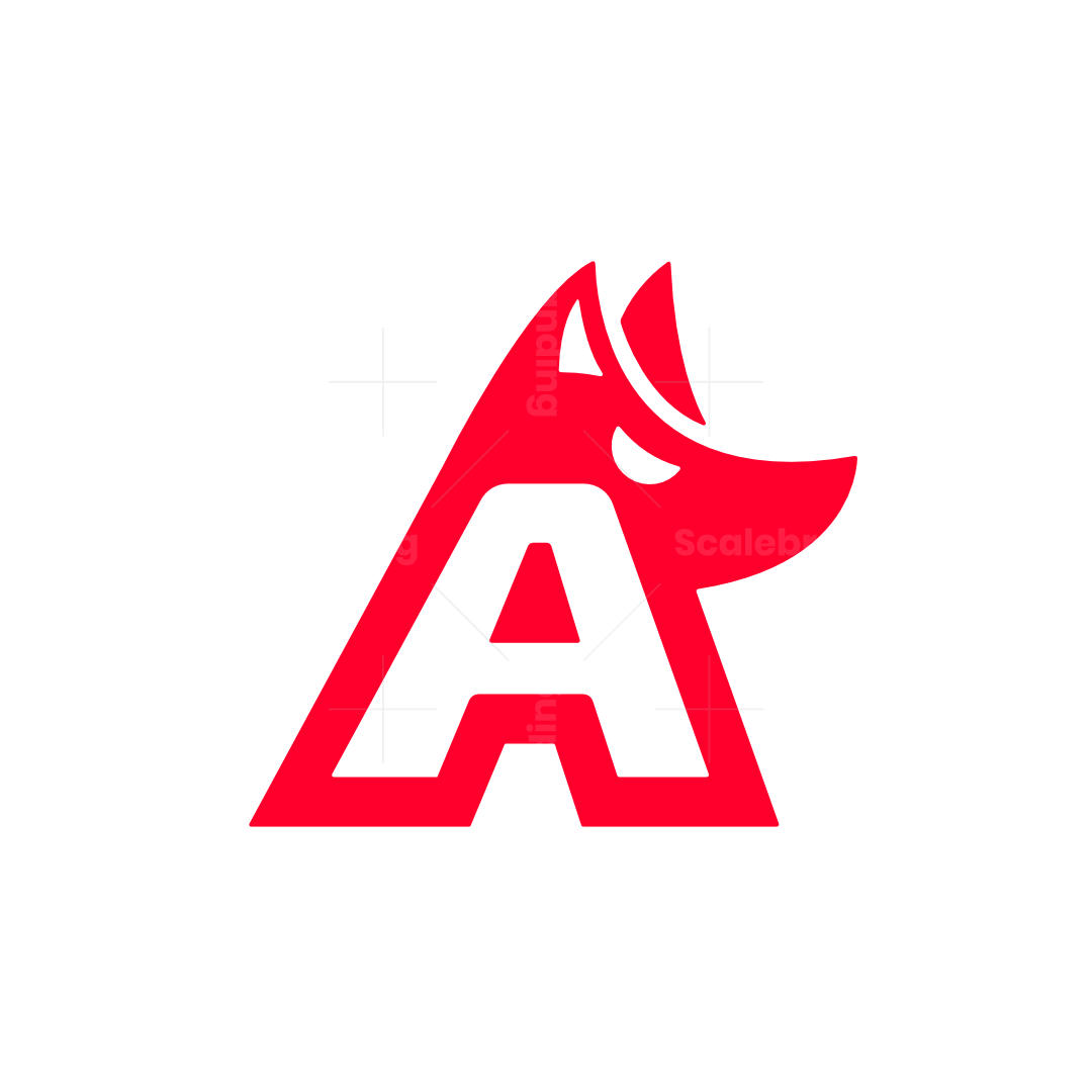 Letter A fox head logo | Scalebranding