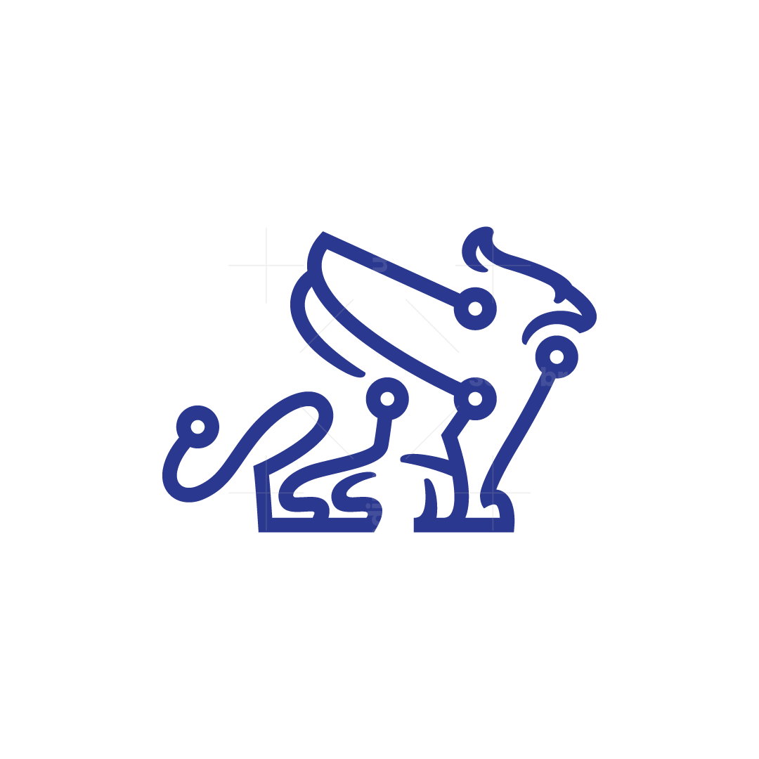 Tech Blue Griffin Logo Technology Griffin Logo | Scalebranding