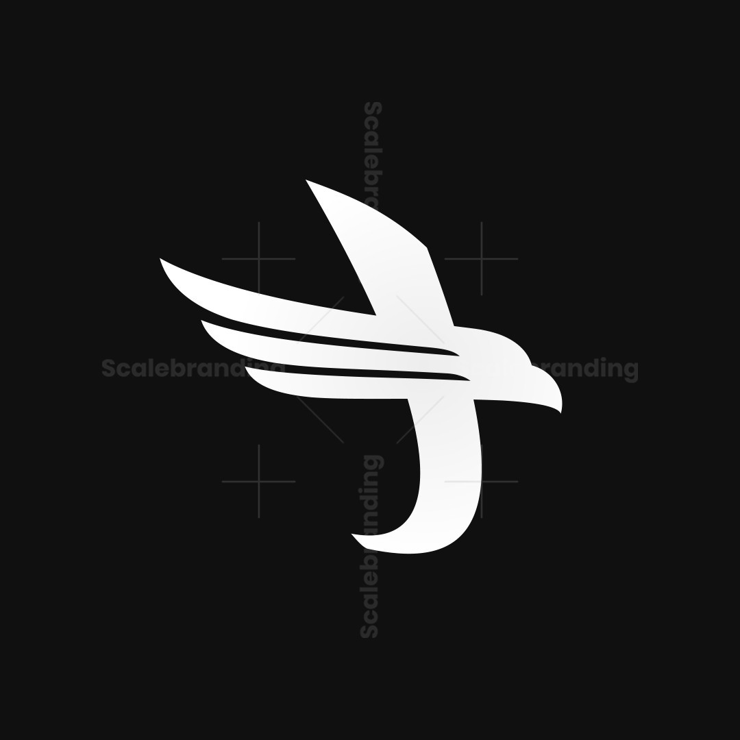 Letter T Eagle Logo | Scalebranding