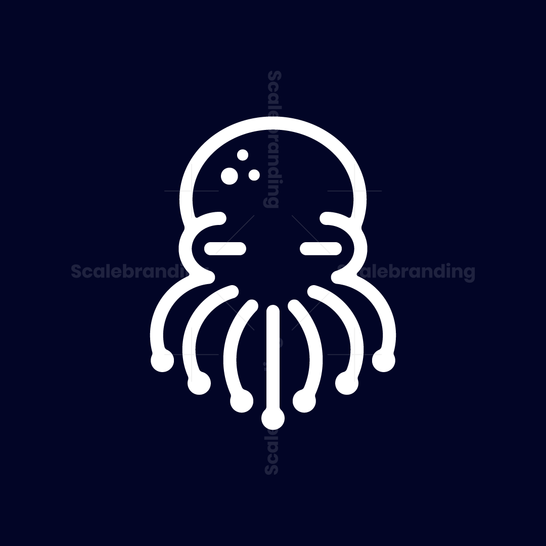 Octopus Nodes Digital Tech Logo | Scalebranding