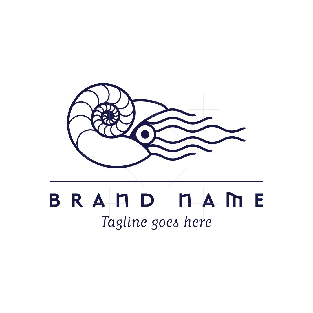 Nautilus Shell Logo | Scalebranding