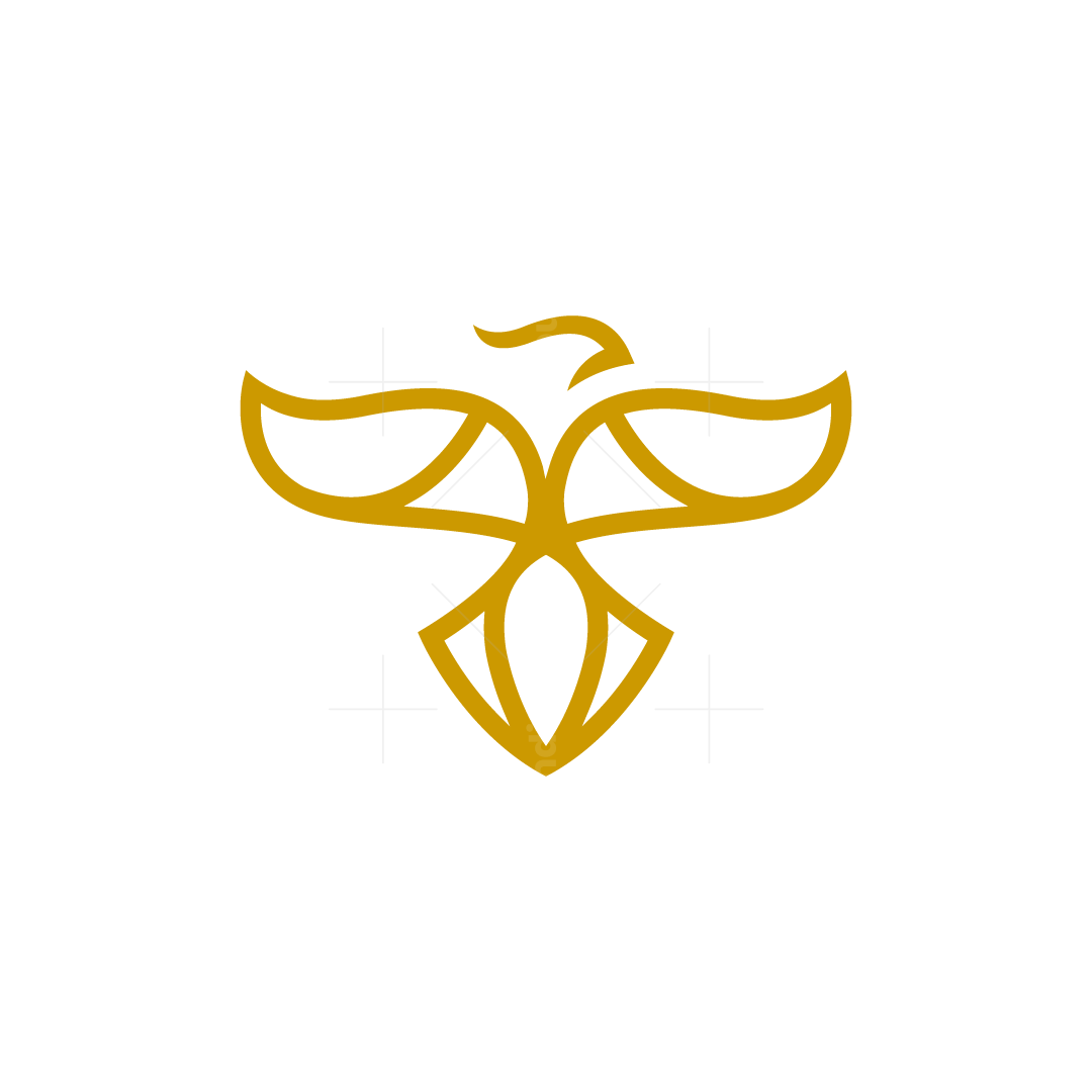 Luxury Phoenix Logo Flying Silver Phoenix Logo Rising Phoenix Logo ...