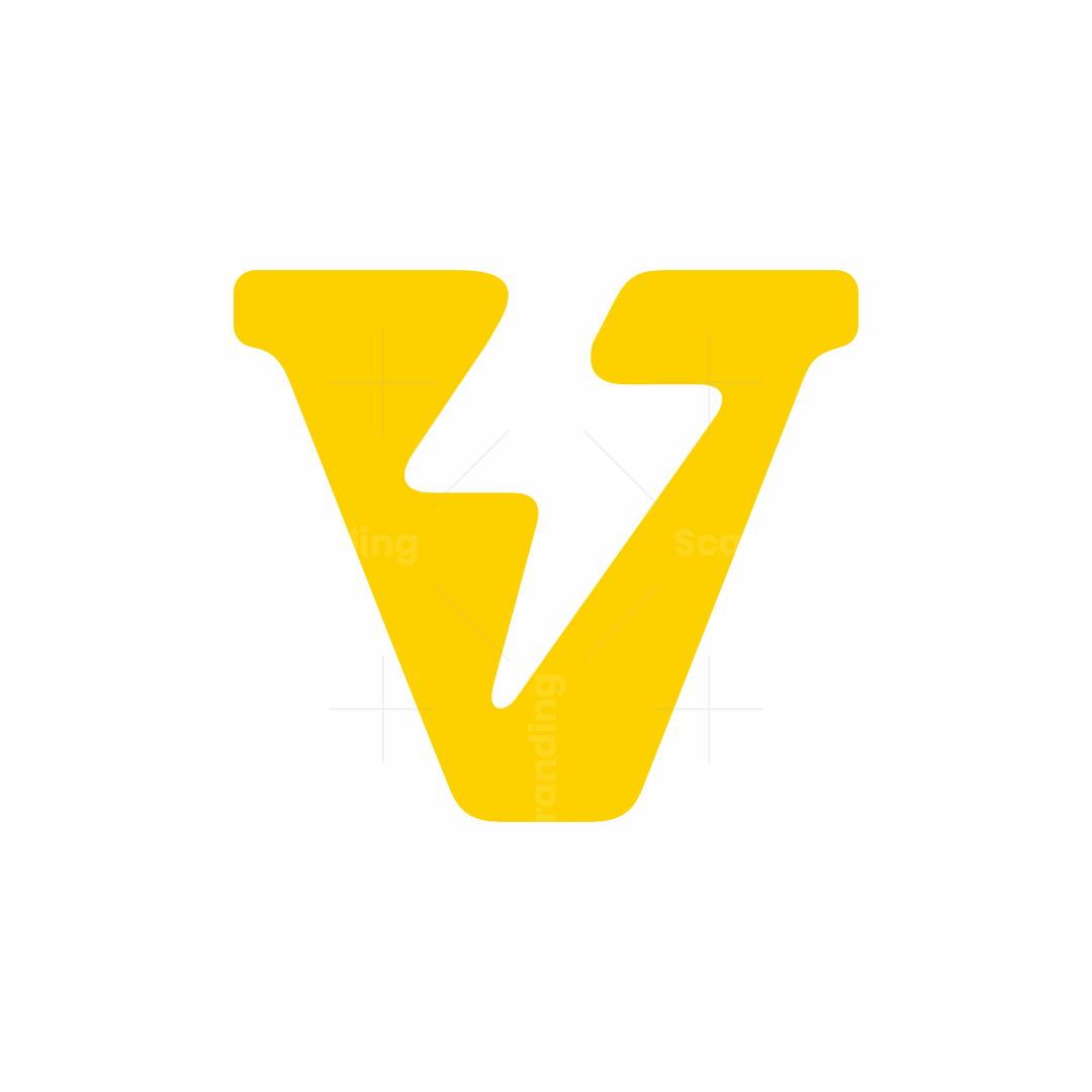 Letter V Lighting or V Electrical logo | Scalebranding