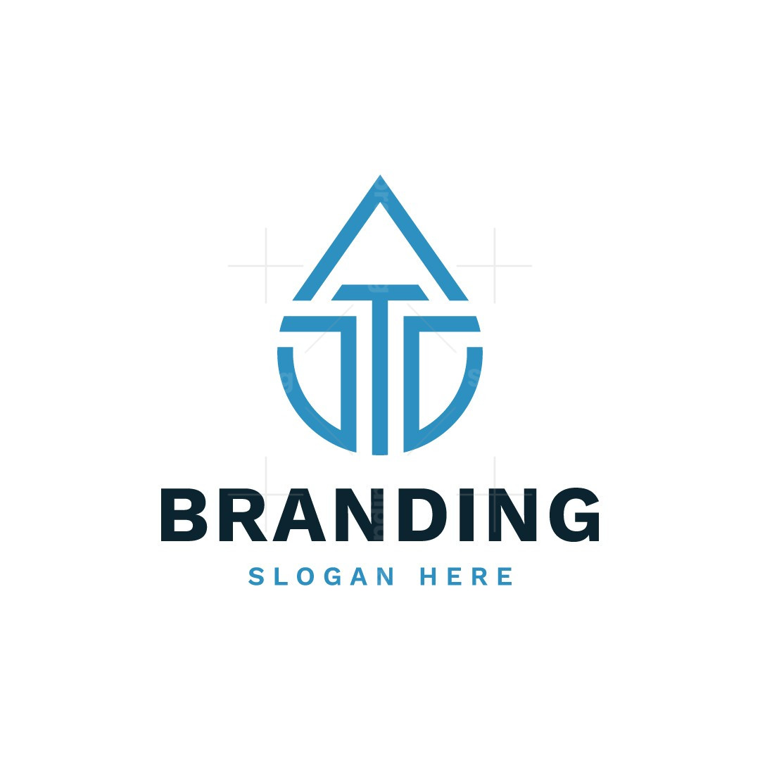 Letter T Drop Logo | Scalebranding