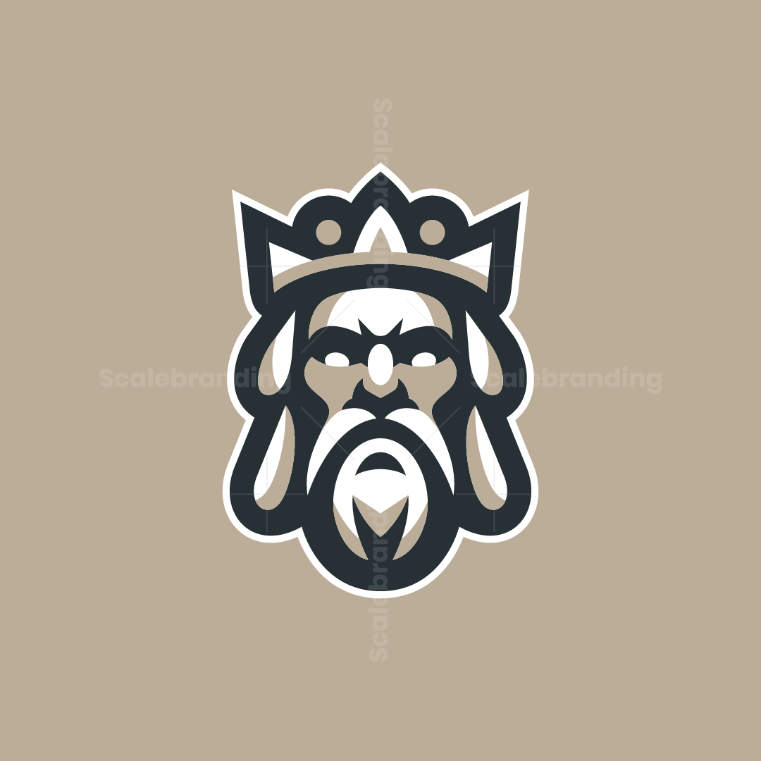 Bearded Zeus Old King Logo | Scalebranding