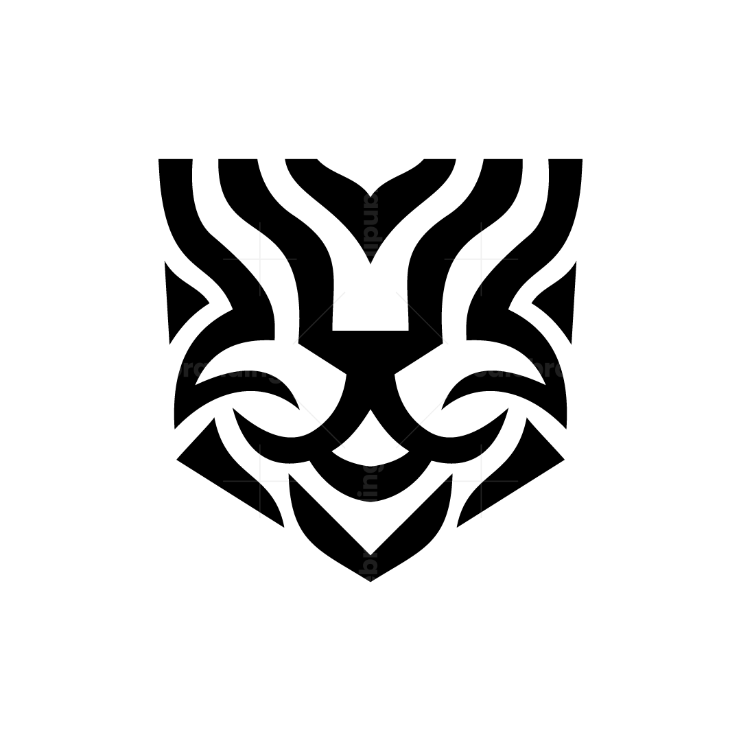 a sturdy and iconic tiger face logo | Scalebranding