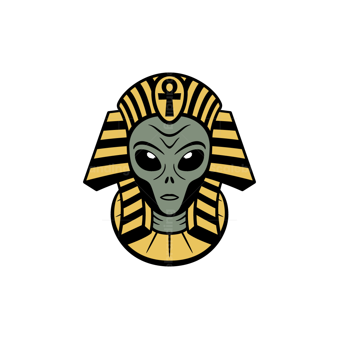 The Egyptian Alien Pharaoh Logo | Scalebranding