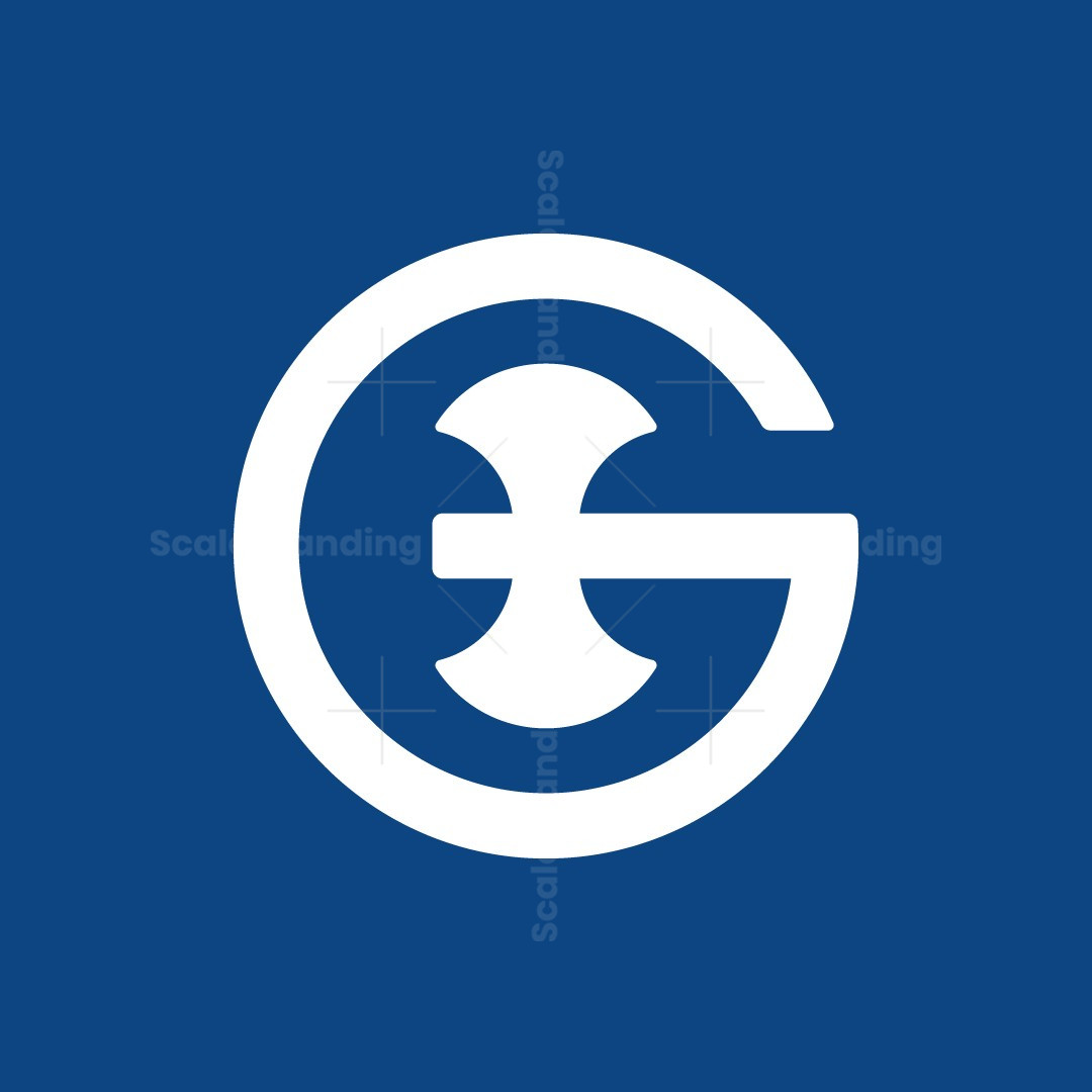 Letter E or G Axe Logo | Scalebranding
