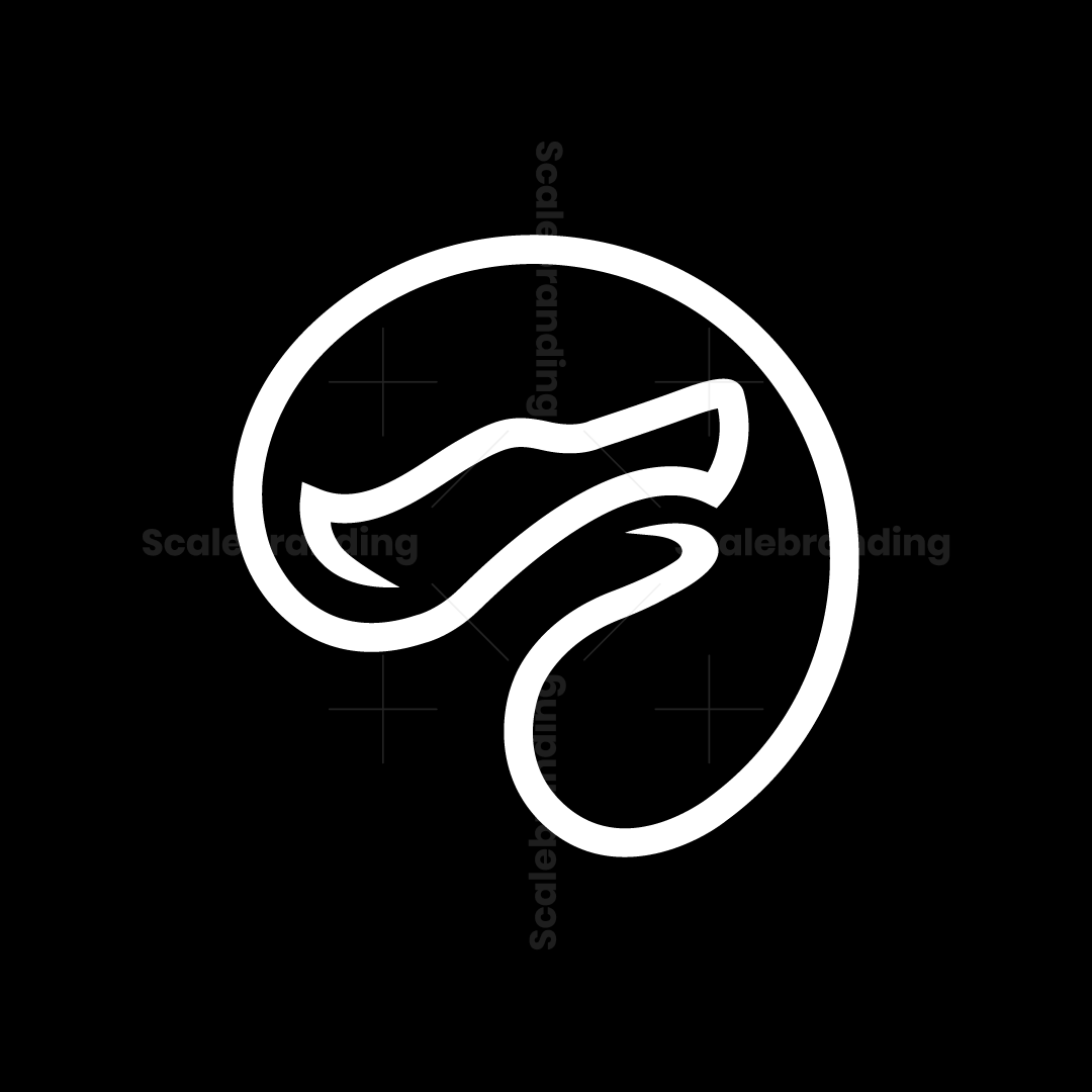 Blue Wolf Logo Circle Wolf Logo Design Arctic Wolf Head Logo | Scalebranding