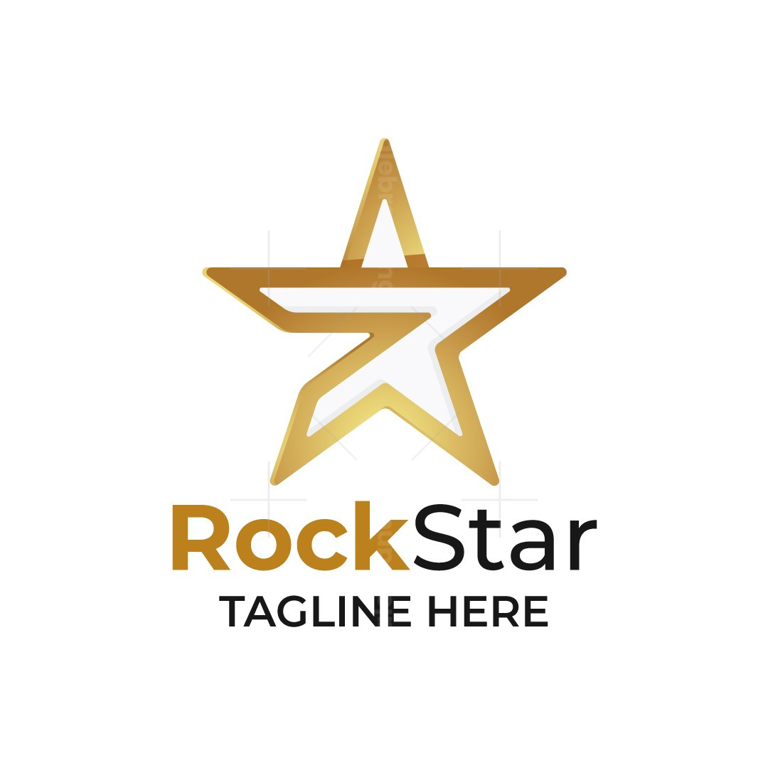 Rock Star R Letter Logo | Scalebranding