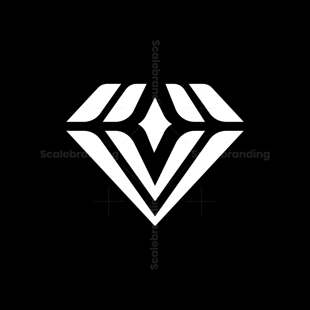 Elegant Abstract Iconic Diamond Logo | Scalebranding