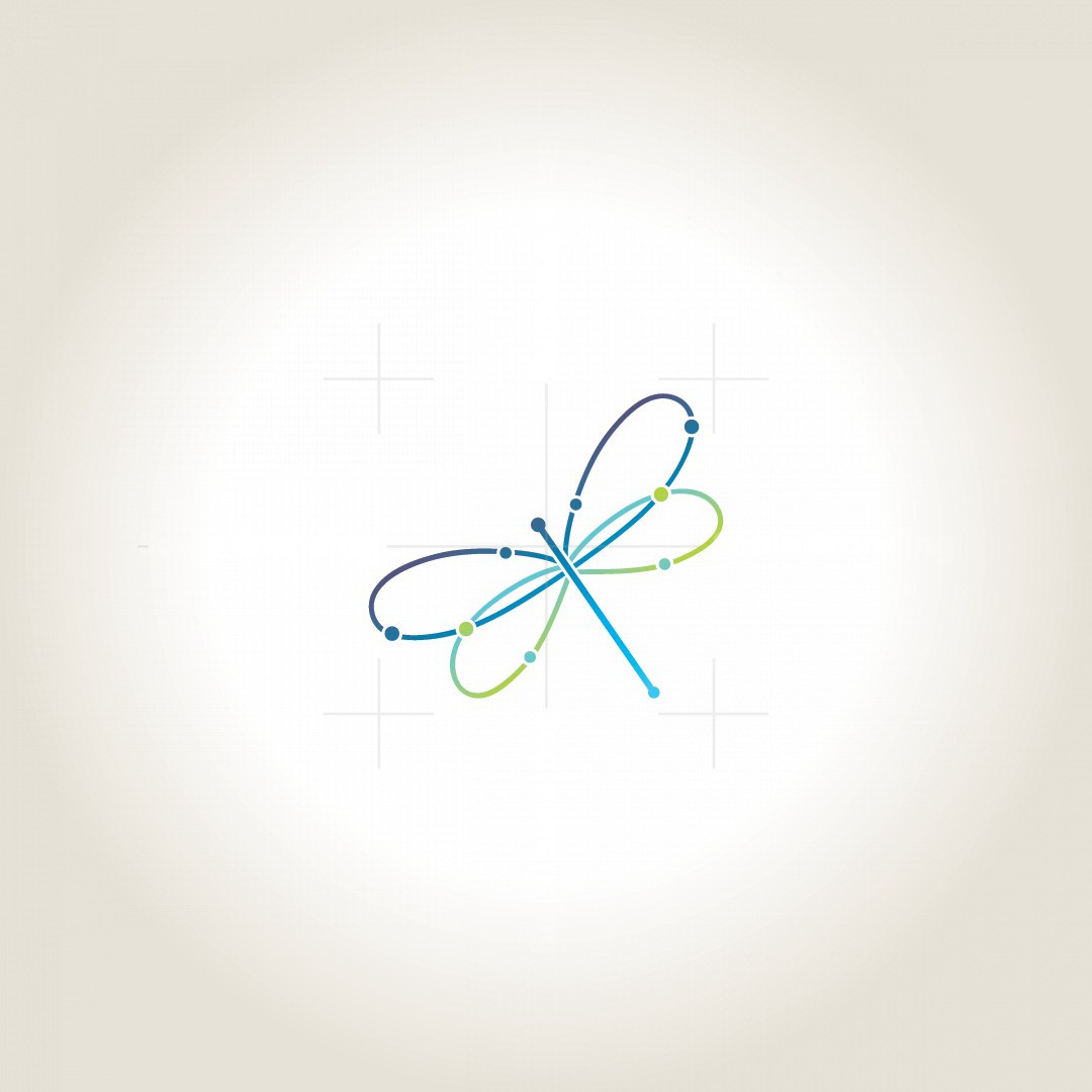 Dragonfly Tech Minimalist Logo | Scalebranding