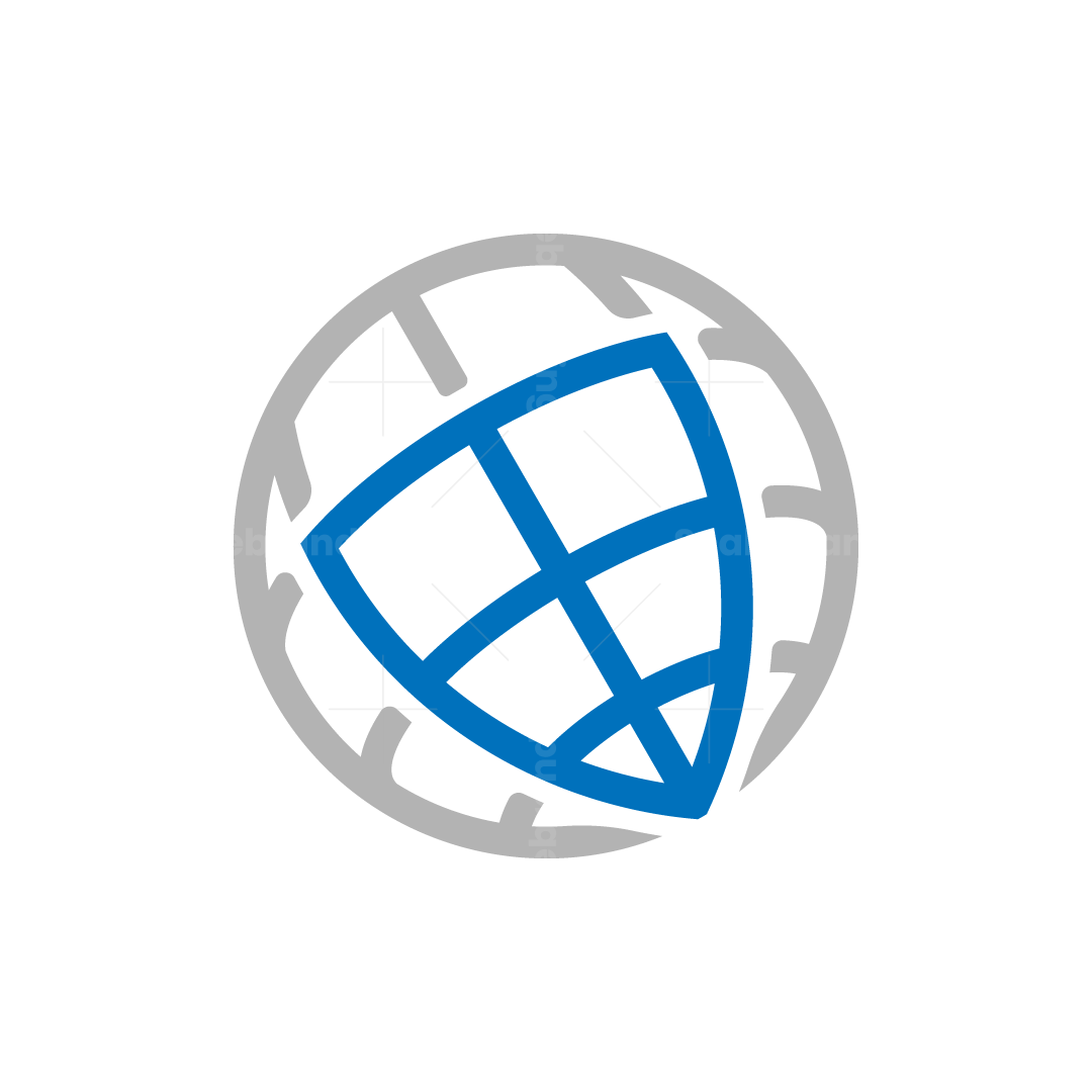 Shield Globe Security Protection Logo | Scalebranding