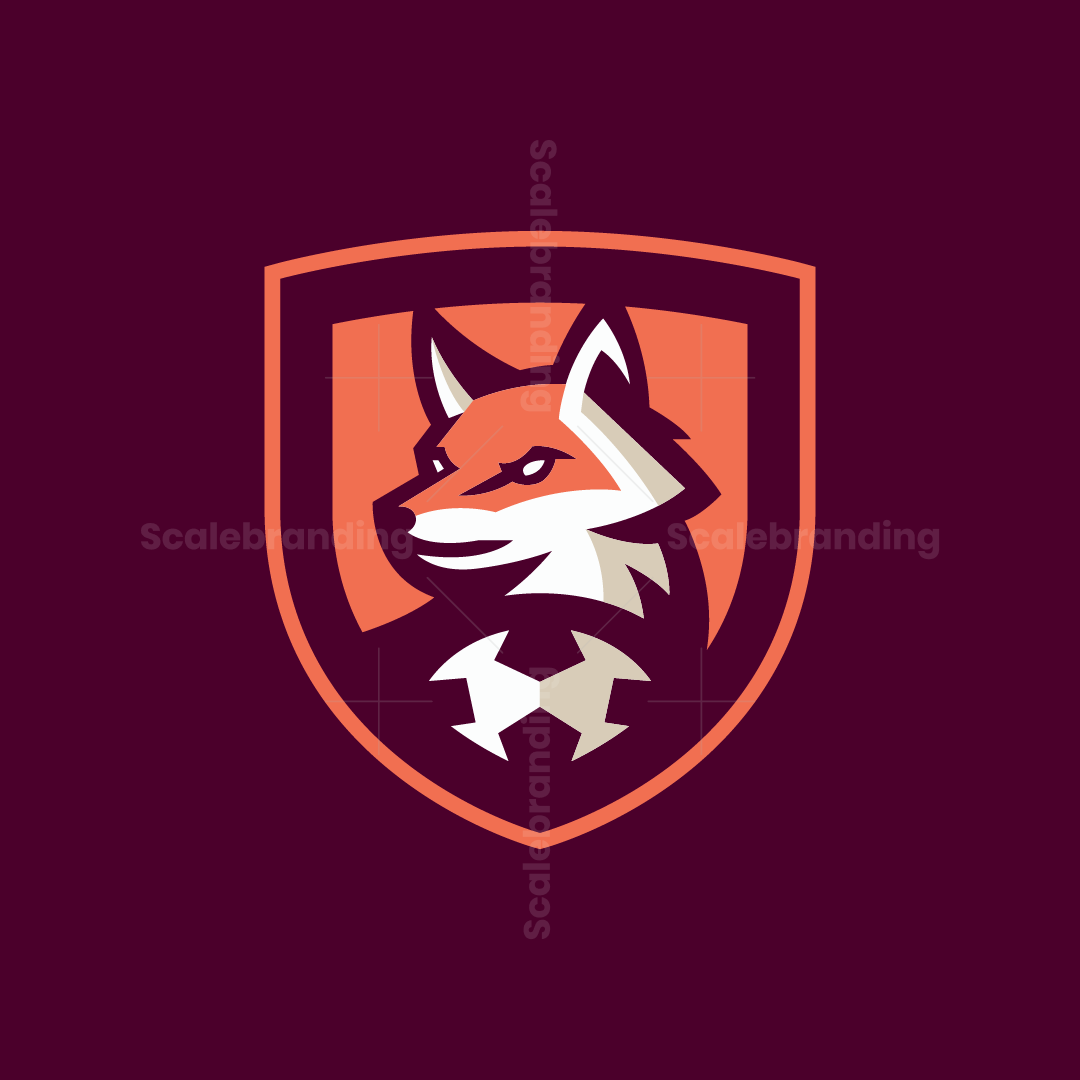 Fox Football Shield Sport Logo | Scalebranding