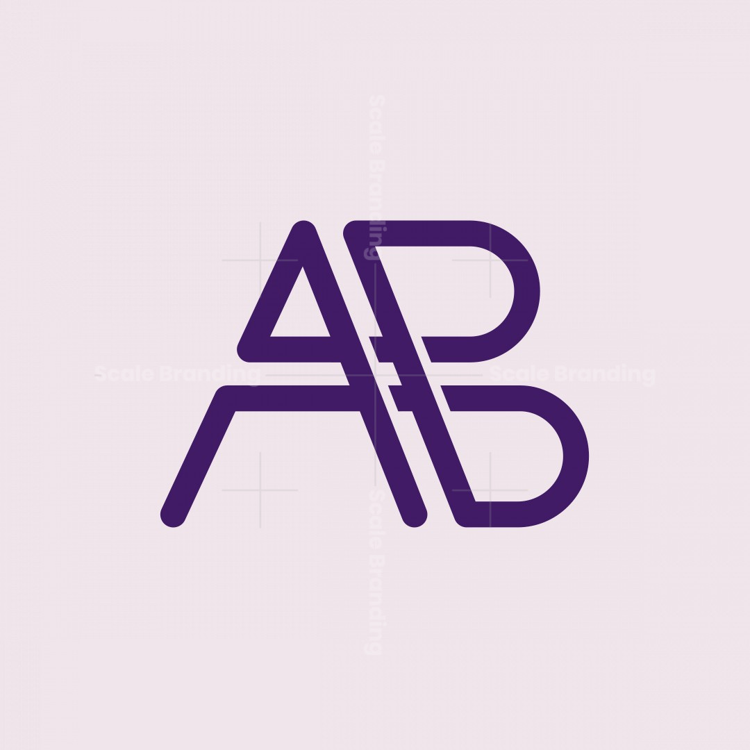 Iconic and modern AB Letters Logo | Scalebranding