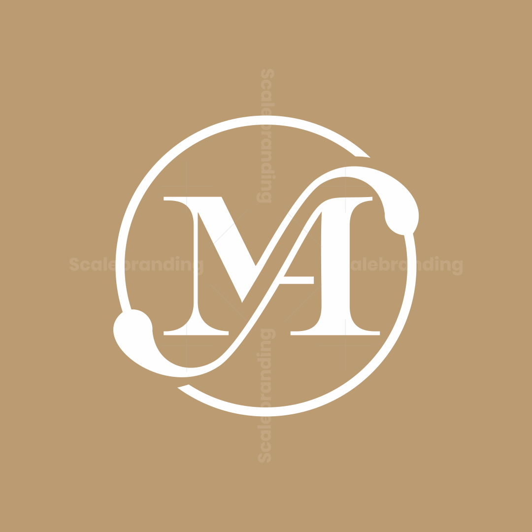 Letter M A Circle Elegant Logo | Scalebranding