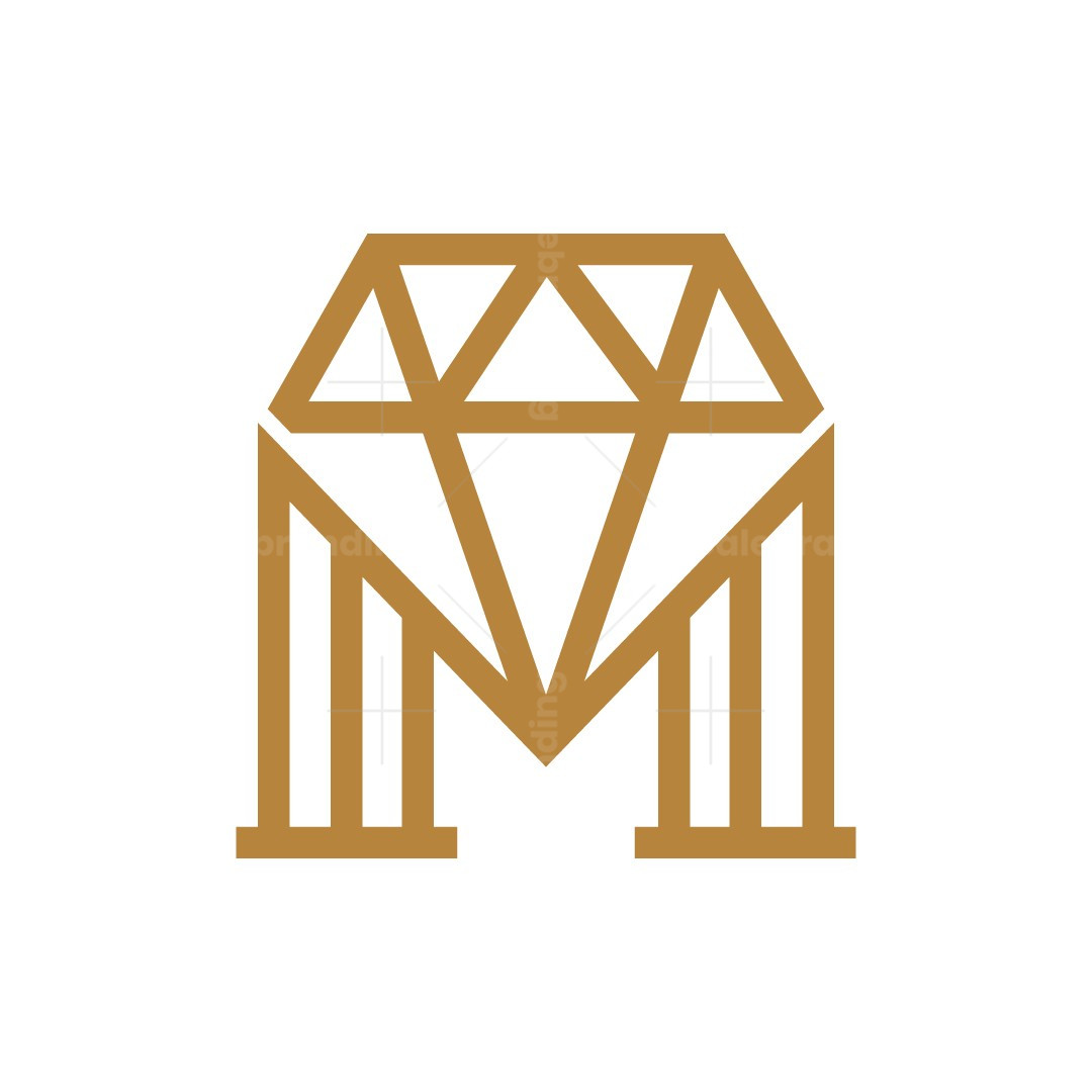 Letter M Diamond Logo | Scalebranding