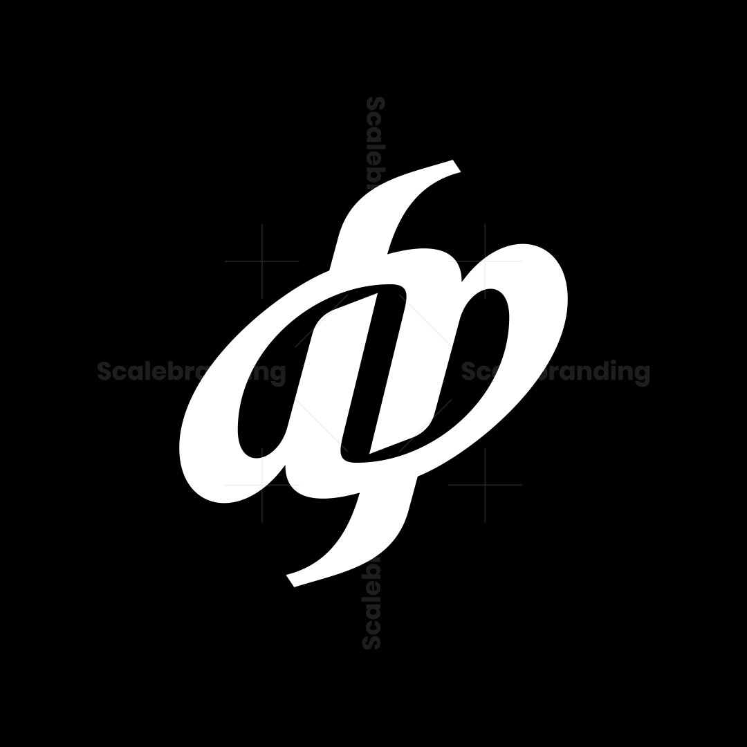 DP Monogram Italic Lettermark Infinity logo | Scalebranding