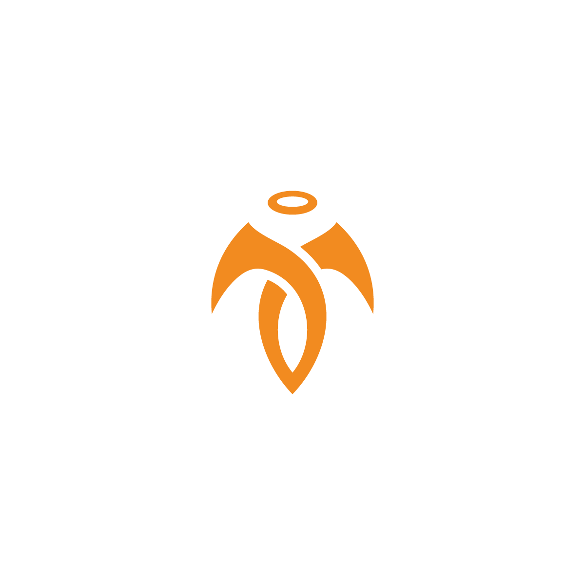Abstract Angel Logo | Scalebranding
