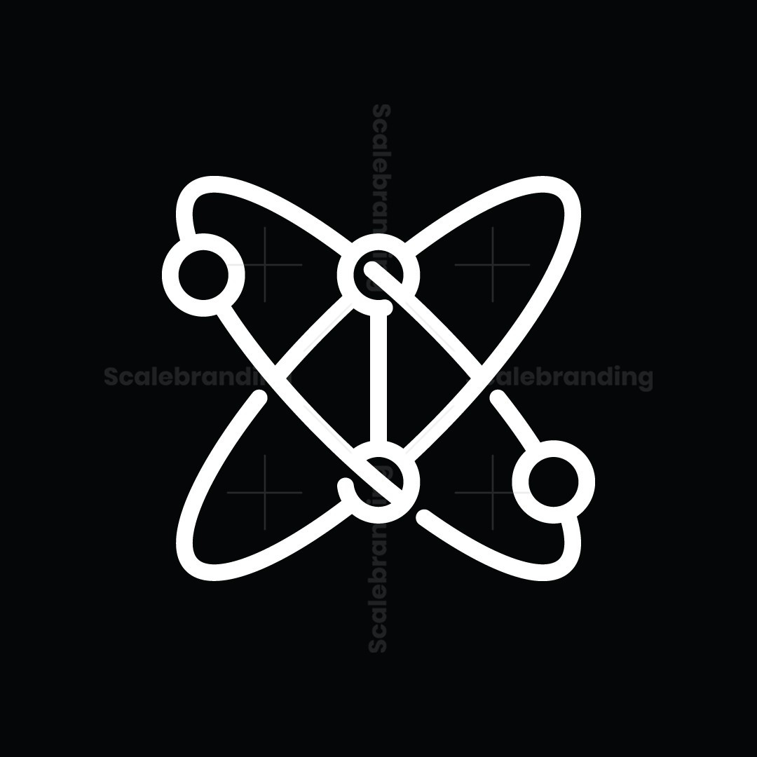 Abstract BB Atom Logo | Scalebranding