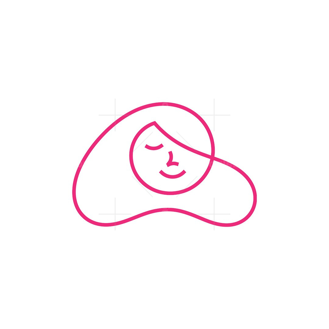 Abstract Beauty Girl Logo | Scalebranding