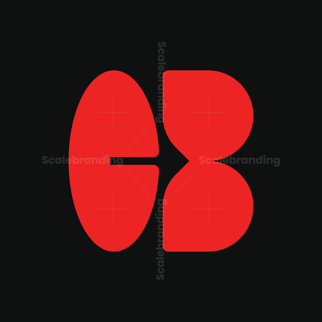Abstract CB Monogram Arrow Logo | Scalebranding