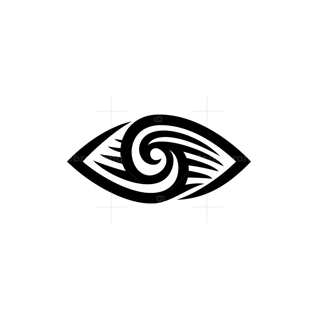 Abstract Eye Wave Logo | Scalebranding