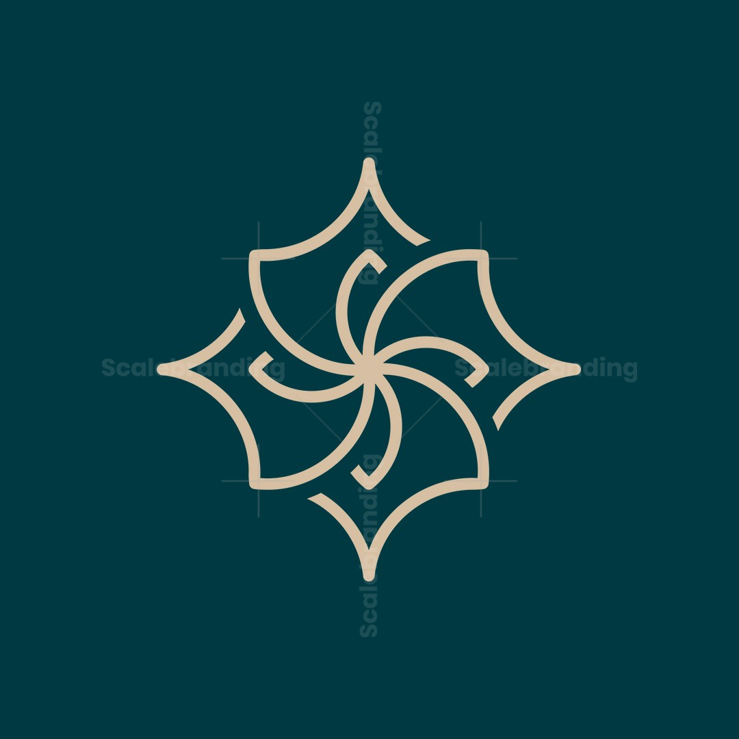 Abstract Flower Logo | Scalebranding