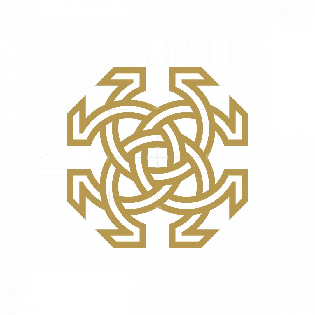 Abstract Flower Omega Logo | Scalebranding