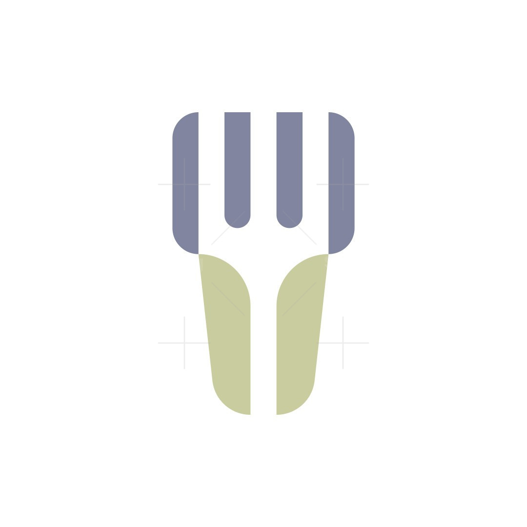Abstract Fork Logo | Scalebranding
