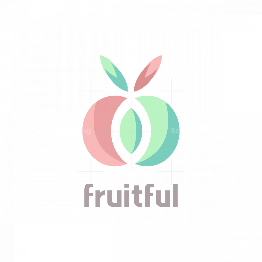 Abstract Fruit Logo