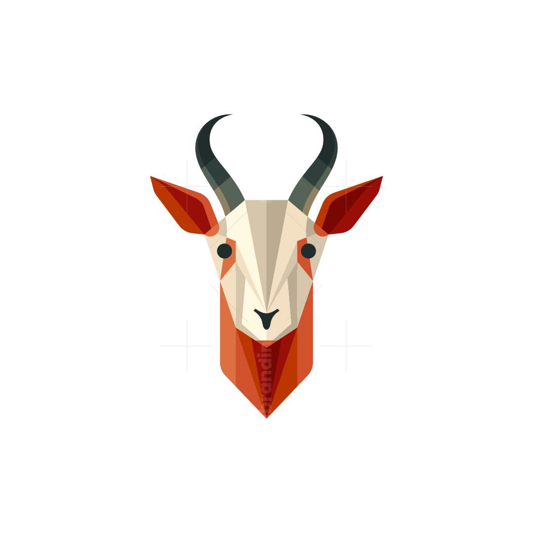 Abstract Geometric Goat Logo Design | Scalebranding