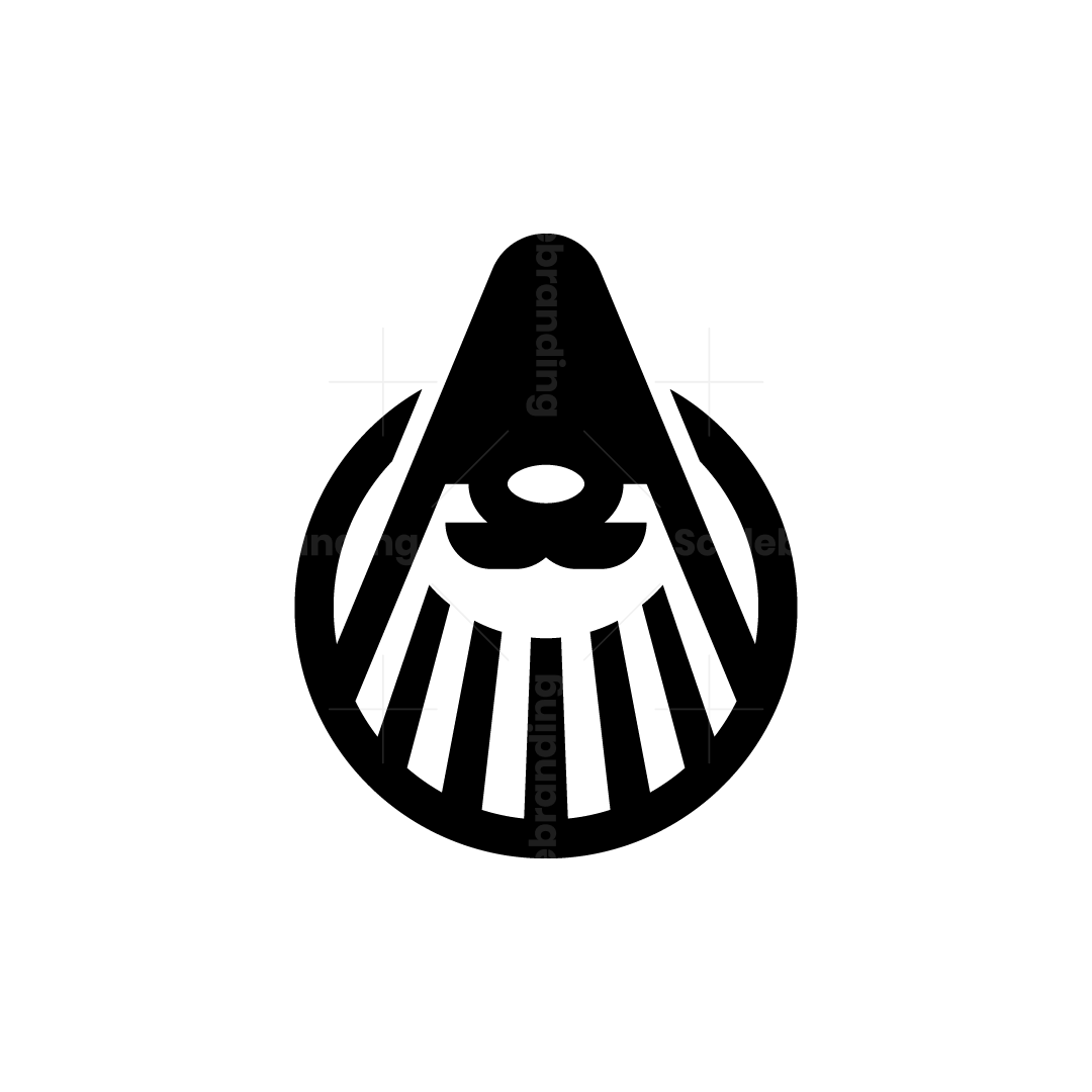 Abstract mascot simple unique fun gnome logo | Scalebranding