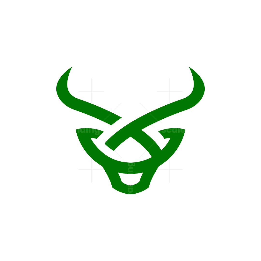 Abstract Bull Logo