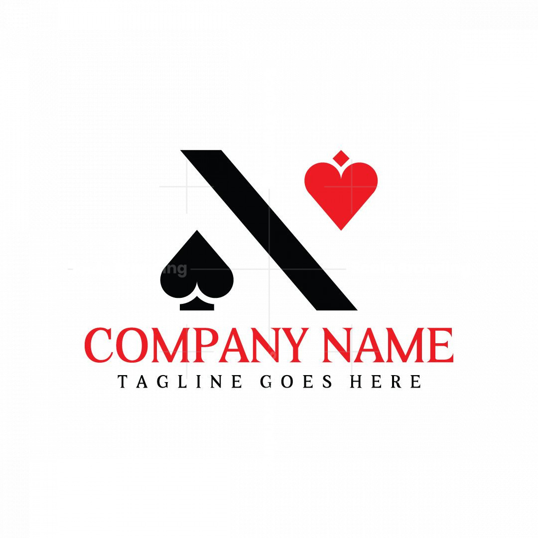 Abstract Letter N Poker Logo | Scalebranding