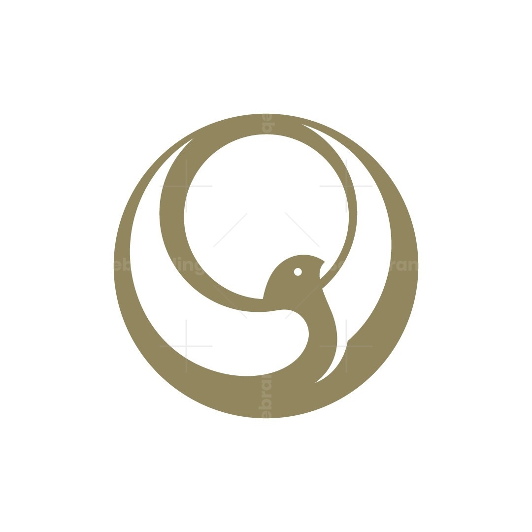 Abstract Round Bird Logo | Scalebranding